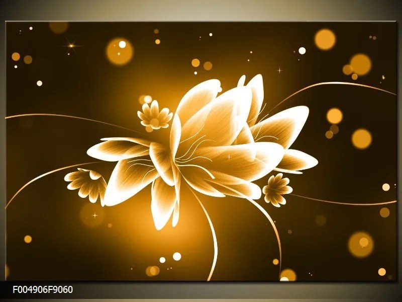 Obraz na plátně Hnědý květ, Obdélník 90x60cm 1520 Kč