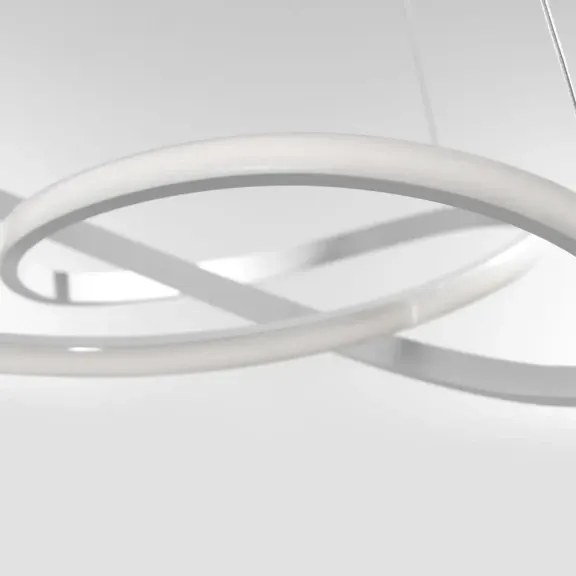 LED lustr Fusion 72 bílé