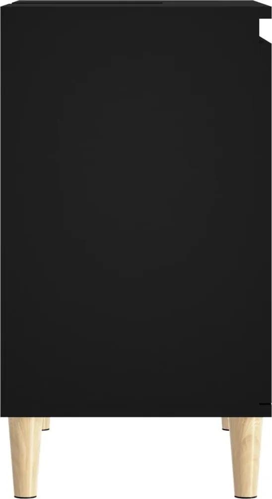 vidaXL Skříňka pod umyvadlo 58 x 33 x 60 cm kompozitní dřevo [821253] Barva: Černá