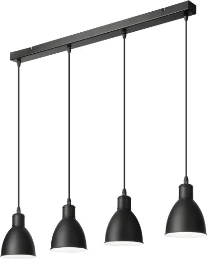Brilagi - LED Lustr na lanku RIDDY 4xE27/60W/230V černá