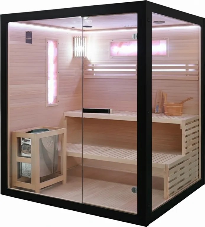 BPS-koupelny Finská sauna Relax HYD-6719 180x160, 4 osoby
