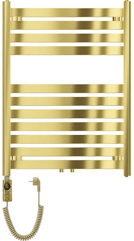Mexen Uran, elektrické topné těleso 800x600 mm + topná tyč 300 W, zlatá lesklá, W105-0800-600-2300-50