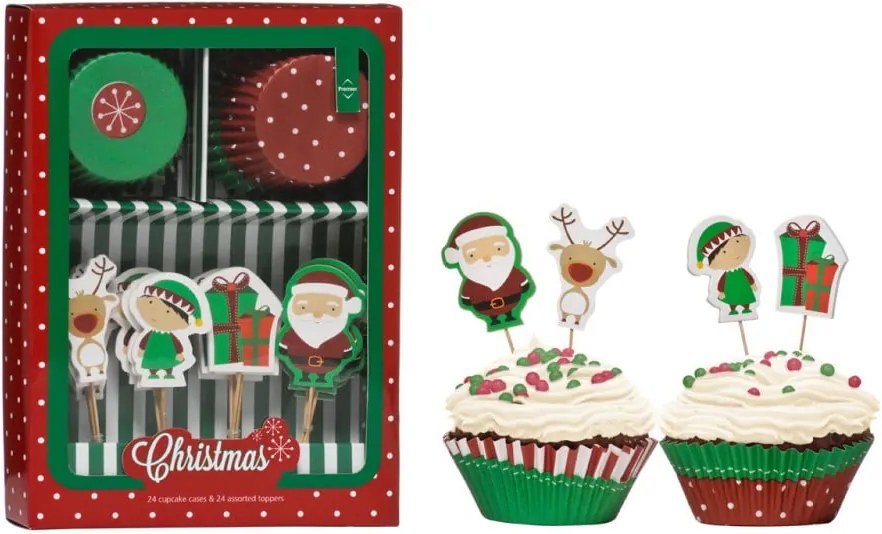 Zdobící set na cupcaky Premier Housewares Christmas Cupcake