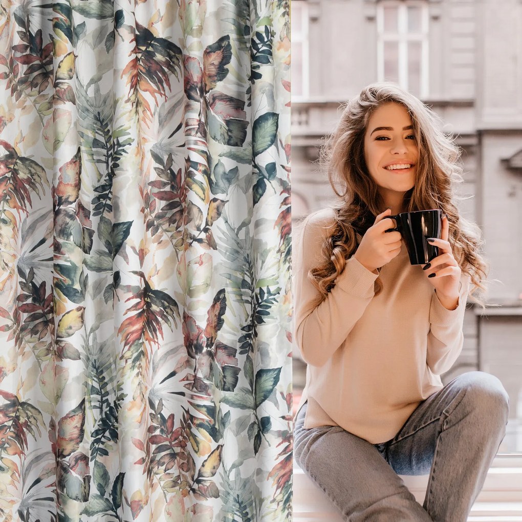 ZÁVĚS NA PÁSCE LILIA 140X270 CM VZOROVANÁ