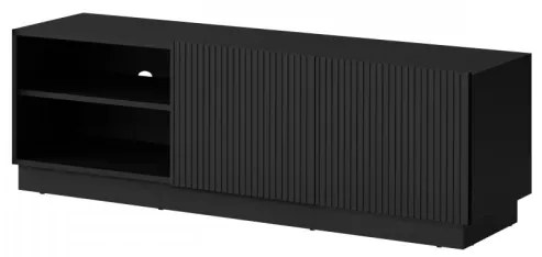 TV stolek/skříňka Ceroza 150 2D, Barva: černá