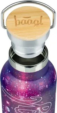 BAAGL Termoláhev s bambusovým víčkem Galaxy 500 ml