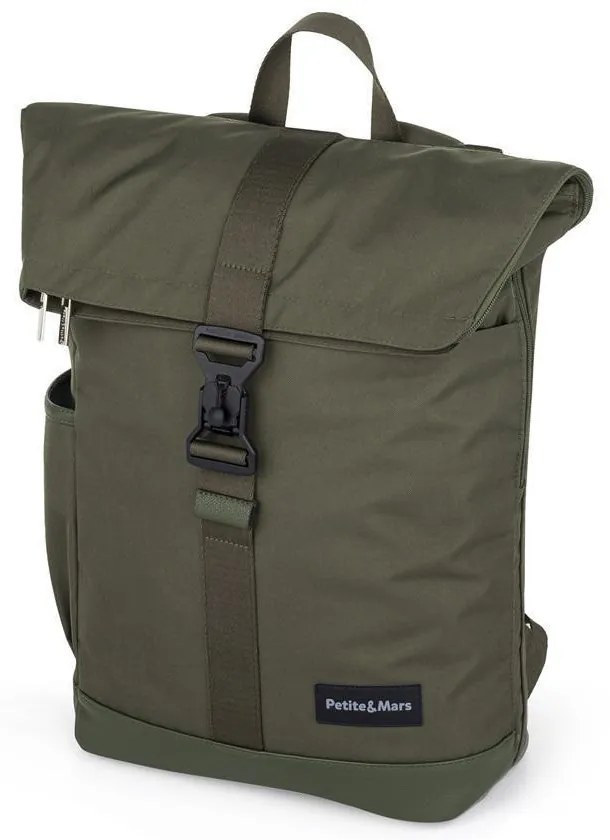 Petite & Mars Batoh přebalovací na kočárek Jackob Military Green