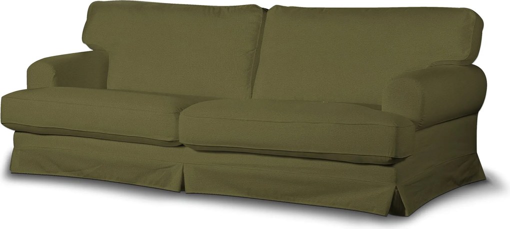 Potah na pohovku IKEA Ekeskog rozkládací barva zelená látka pletený vzor