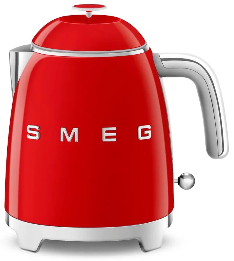 Červená rychlovarná konvice z nerezové oceli 800 ml Retro Style – SMEG