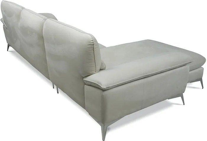Pregio Italia sofa&relax Moderní rohová sedací souprava TOUCH Provedení: 3 místná + lehátko, Vzorník látek: tekno fibra 17 violet