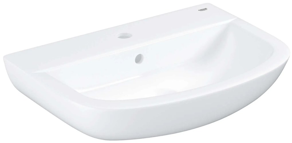 Grohe Bau Ceramic - Umyvadlo 55x39 cm, s přepadem, 1 otvor pro baterii, alpská bílá 39440000
