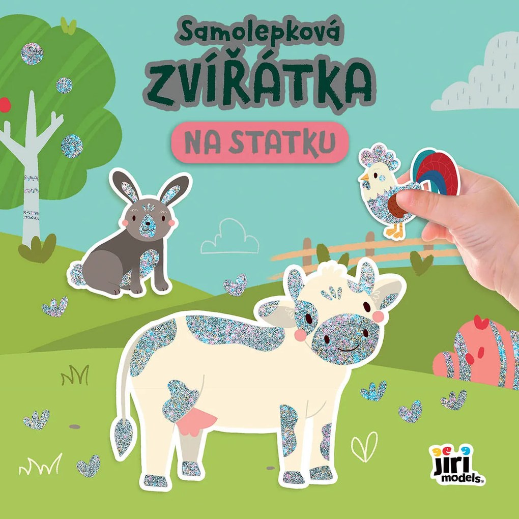 JIRI MODELS Samolepková knížka zvířátka Na statku 9