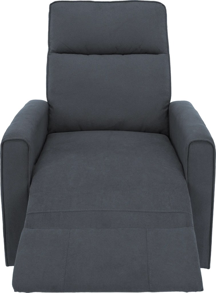 Relaxační otočné křeslo, šedá, MEKENZI