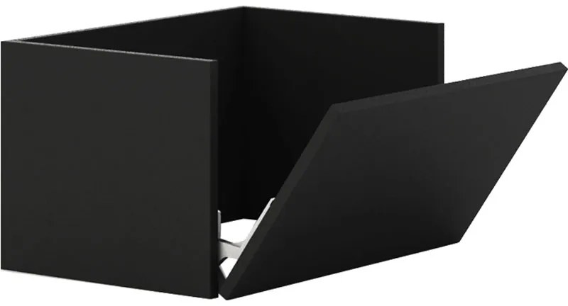 PLAN Vkládací skříňka do regálu LAYERS, černá