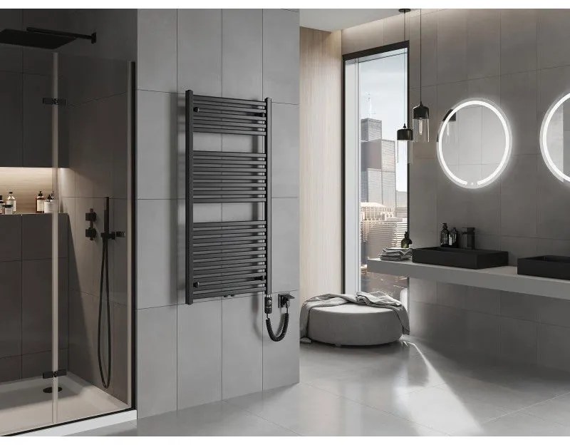 Mexen Hades, elektrické topné těleso 1200 x 600 mm, 900 W, černá, W104-1200-600-2900-70