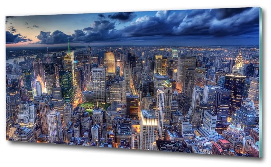 Wallmuralia Moderní foto obraz na stěnu New York ptačí pohled 100x50