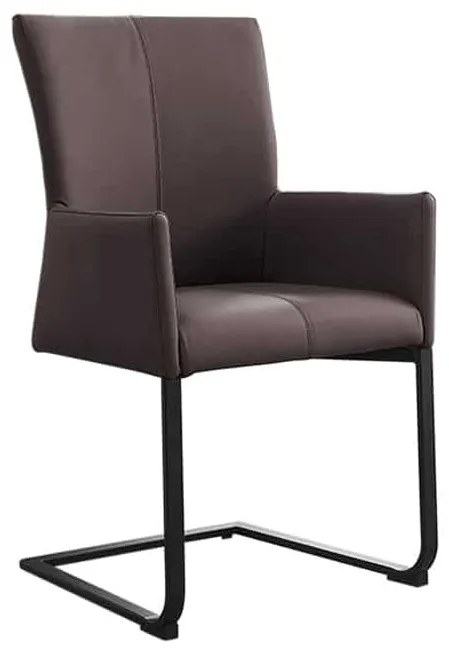 Designová konzolová židle Bull taupe šedá