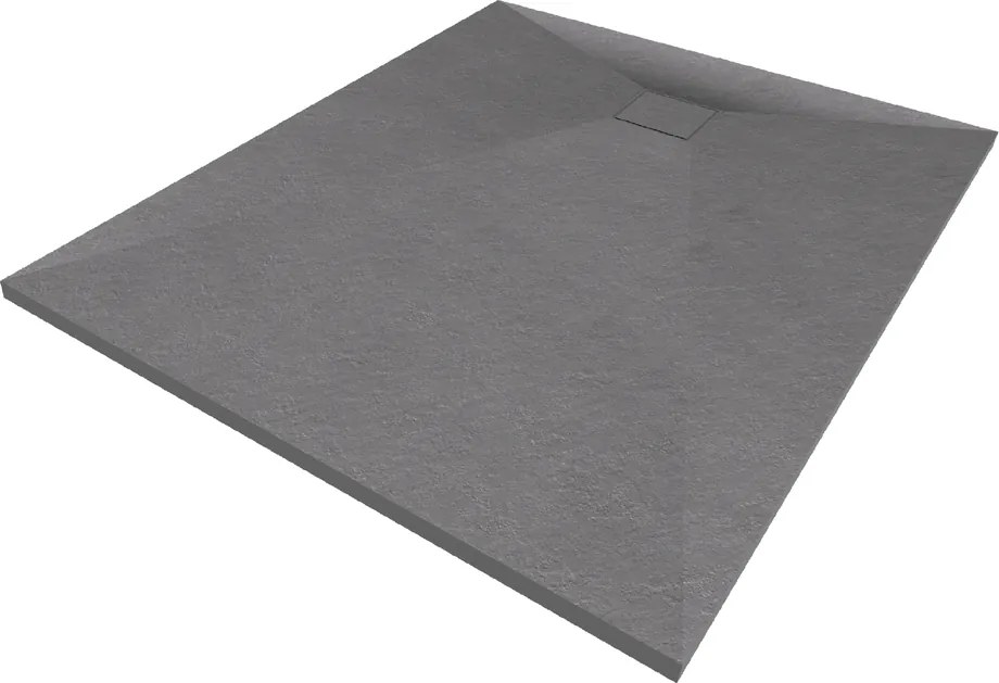 Gamma Erga Oldaf, SMC obdélníková sprchová vanička 120 x 90 cm, šedá matná, ERG-GMA-OL-90120G