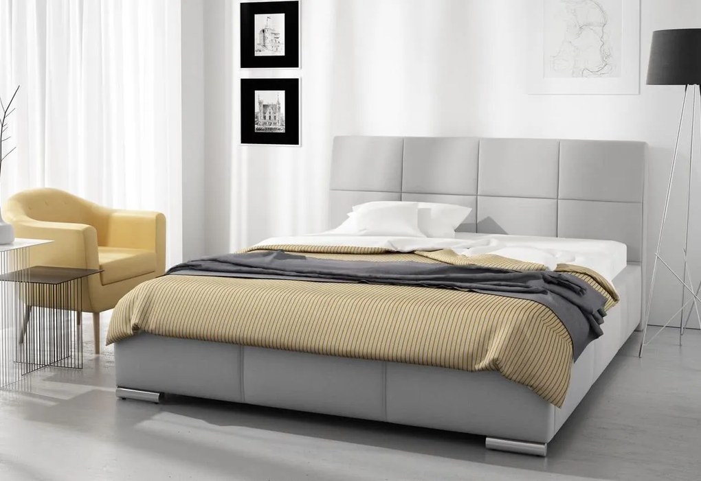Čalouněná postel MONACO + matrace COMFORT, 180x200, madryt 190