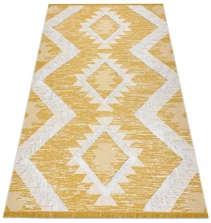 Koberec ECO SISAL BOHO MOROC Diamanty 22312 střapce - dvě úrovně rou