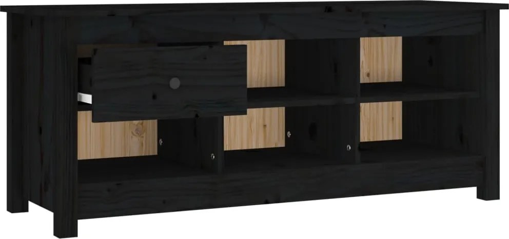 vidaXL Botník 110 x 38 x 45,5 cm masivní borovice [814594] Barva: Bílá