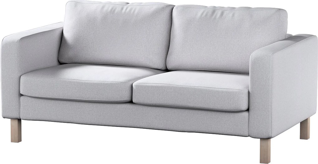 Potah na pohovku IKEA  Karlstad 2-místná, nerozkládací, krátký barva šedá látka pletený vzor