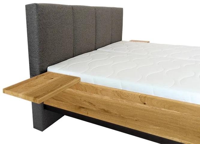 Ahorn Salento postel - dub divoký Čalounění: 04 - béžová, Rozměr: 180 x 200 cm