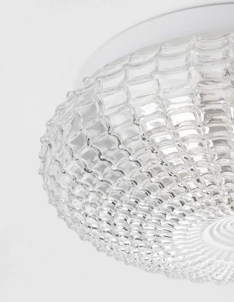 Designové stropní svítidlo Clam 30 čirá