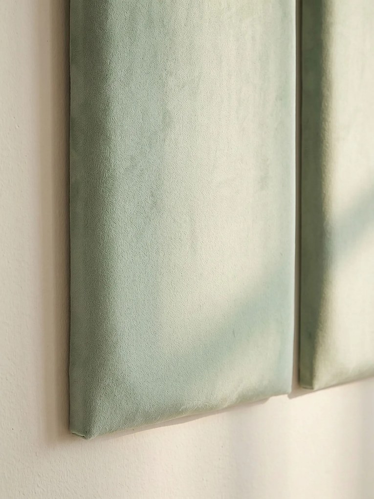 Sinsay - Obdélníkové čalouněné panely 3 pack - zelená