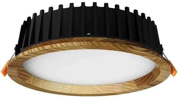 APLED - LED Podhledové RONDO WOODLINE LED/6W/230V 3000K pr. 15 cm jasan masiv