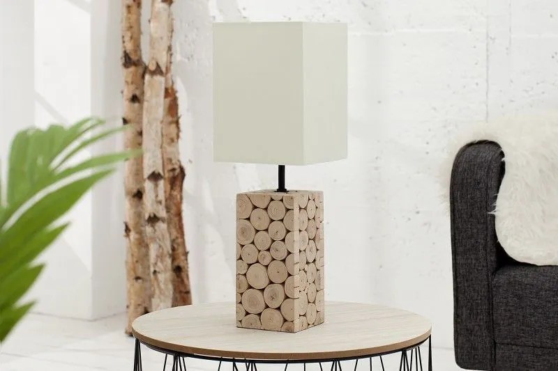 Deflee stolní lampa NATURAL MOSAIC LAMSTOL36969masiv, eukalyptus  15 cm x 45 cm DF2035279