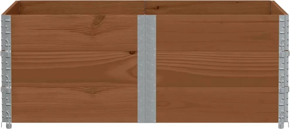 Zahradní truhlík hnědý 150 x 100 cm masivní borové dřevo 3295442