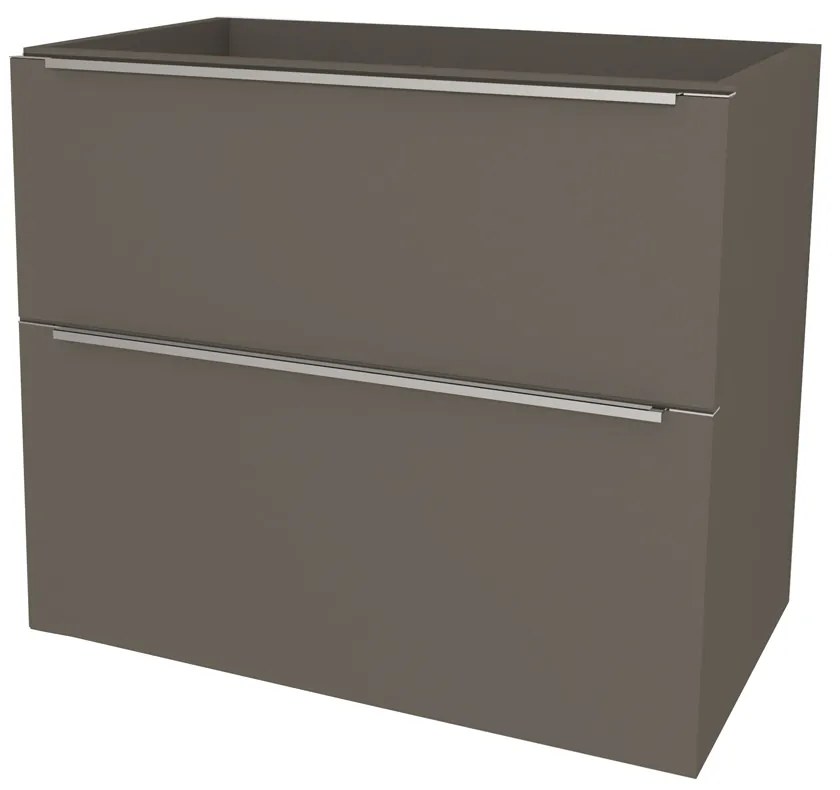 Mereo Mereo, Mailo, koupelnová skříňka 81 cm, chrom madlo, Multidecor, CN591SLAS1