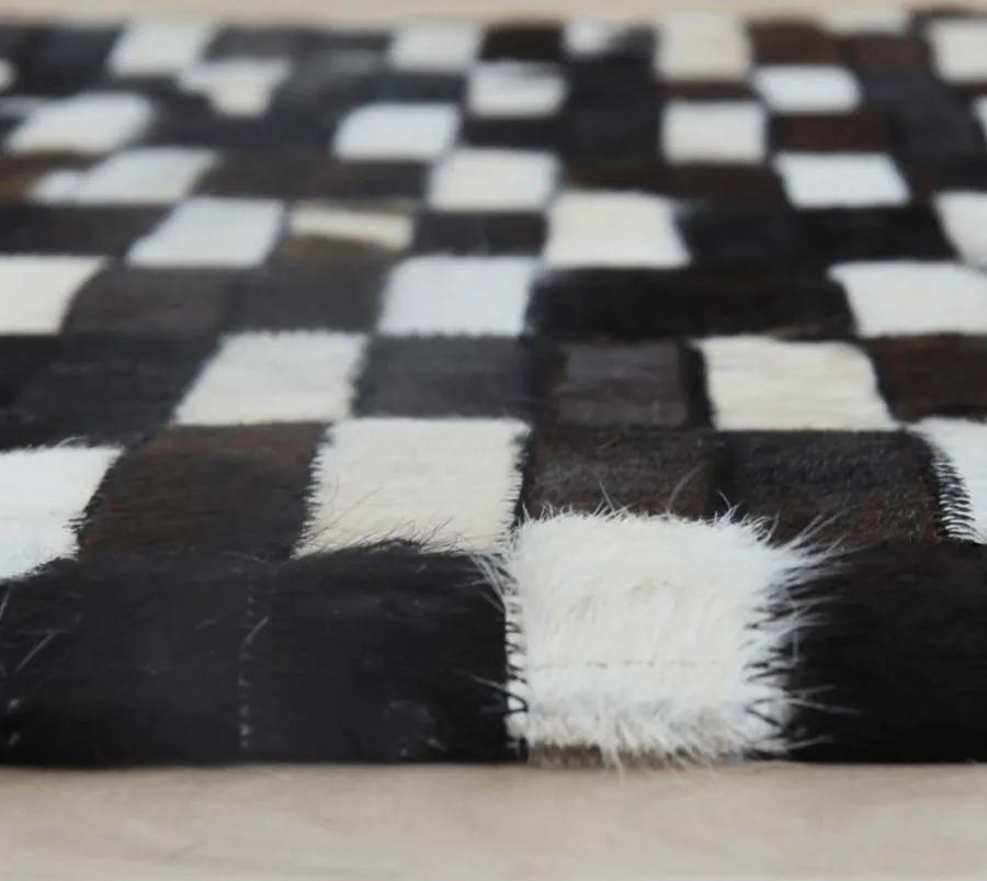 Tempo Kondela Luxusní koberec, pravá kůže, 69x140, KŮŽE TYP 6