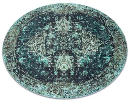 koberec ANTIKA kulatý ancret oldcooper, moderní ornament, omyvatelný velikost kruh 200 cm | krásné koberce cz