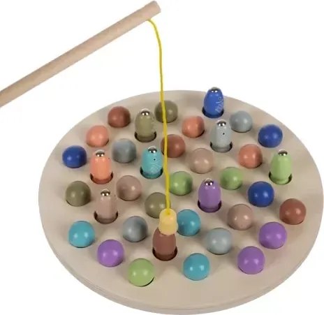 Dřevěná magnetická hra - chytání rybiček
