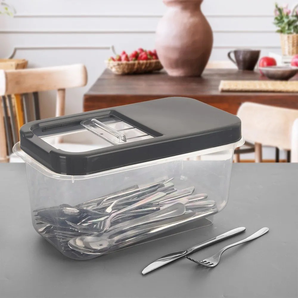 Plastový úložný box s víkem 35x20x18 cm Slop – Orion