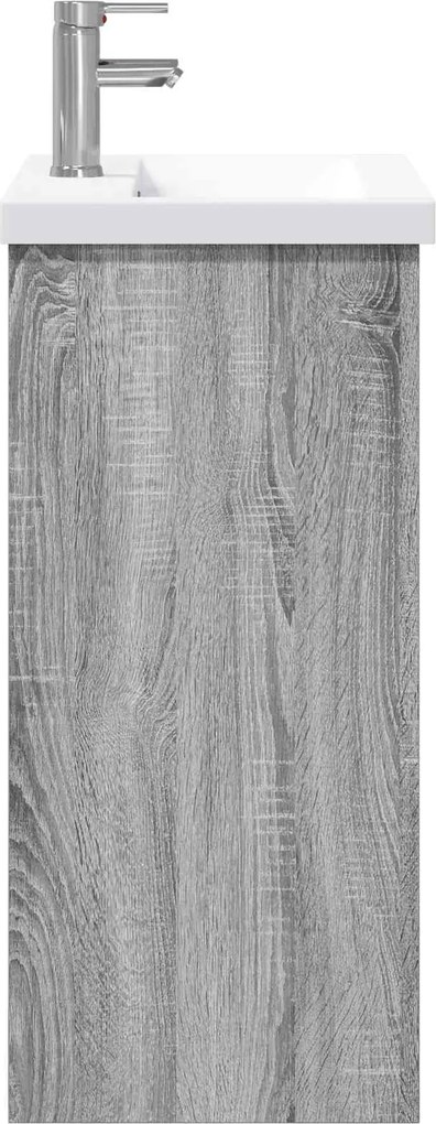 Sada koupelnového nábytku Šedý Sonoma 81 x 40 x 84,5 cm 3404287