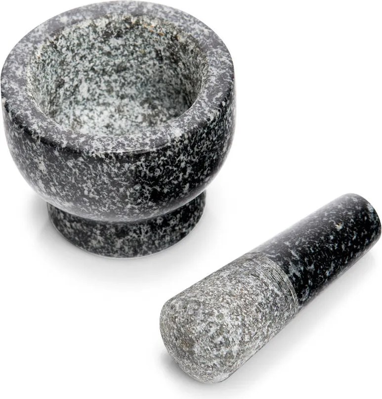 Granitový hmoždíř s paličkou Granit , 9x6,5 cm, ZELLER