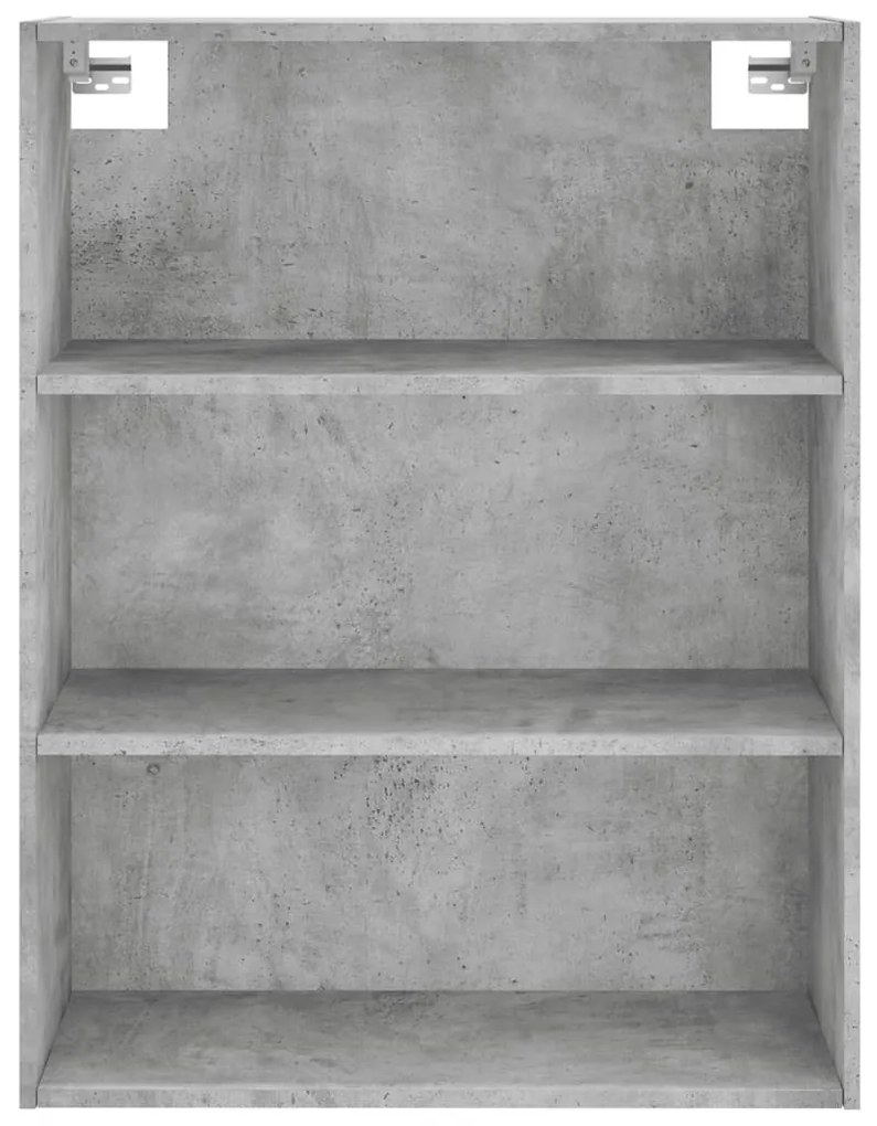 Skříň highboard betonově šedá 69,5x34x180 cm kompozitní dřevo,  3189233