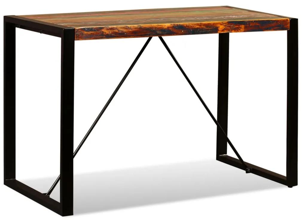 Jídelní stůl masivní recyklované dřevo 120 cm