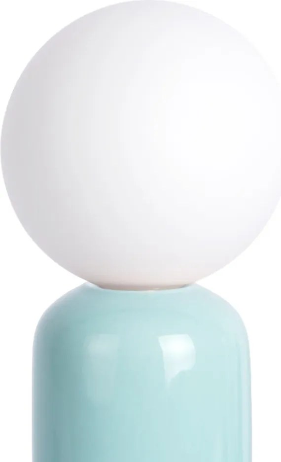 Keramická stolní lampa v mentolové barvě/oranžová (výška 27 cm) Firenze Tube – Leitmotiv
