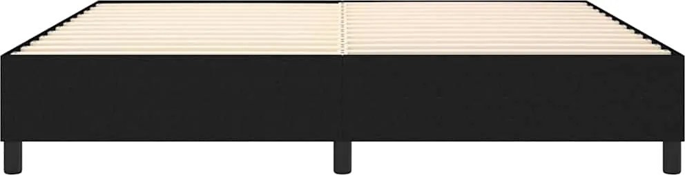 Rám postele s boxspringem černý 200 x 200 cm textil 3120888