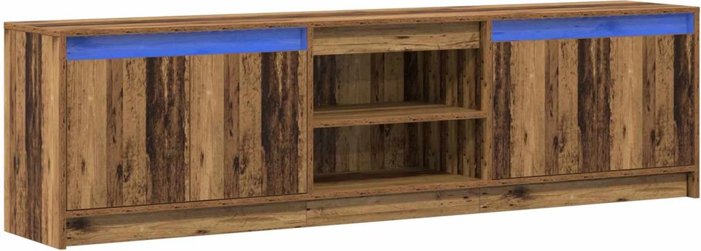TV jednotky 180 x 34 x 50 cm Hnědá Kompozitní dřevo 3378504