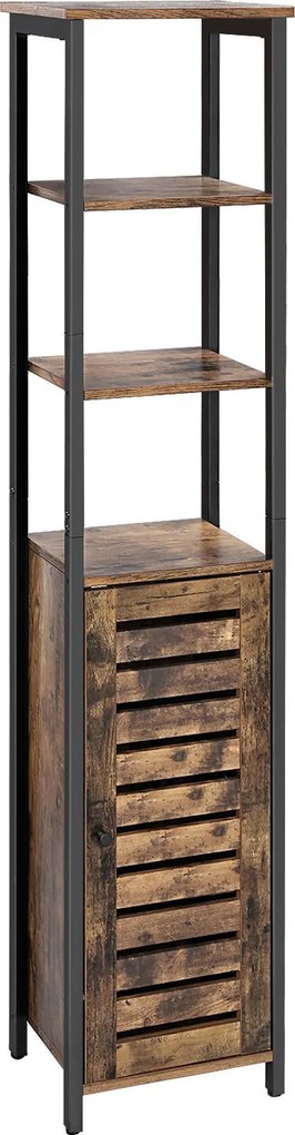 XXXLutz REGÁL, hnědá, černá, uhlíková ocel, 37/167/30 cm Boxxx - Online Only regály & police - 002543025601
