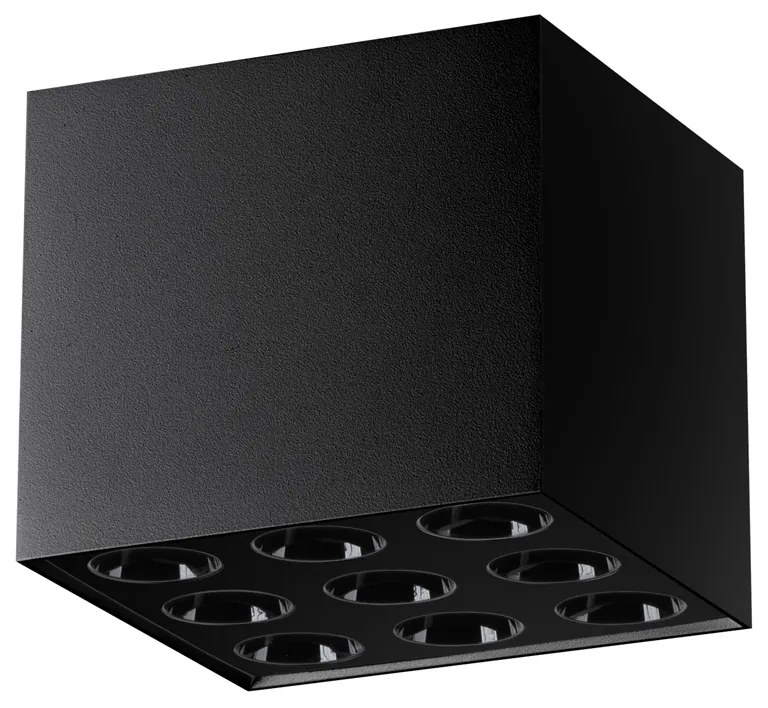 Sollux Lighting Stropní svítidlo OZZY Černá LED