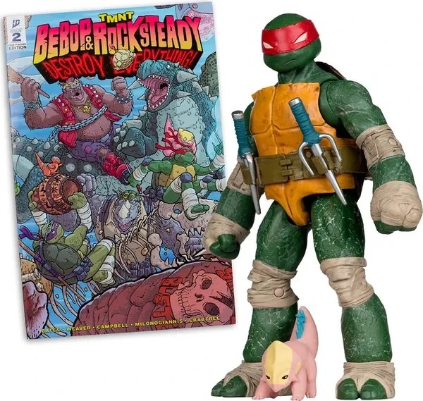 Akční figurka McFarlane Toys TMNT Page Punchers - Raphael 13 cm Vícebarevná
