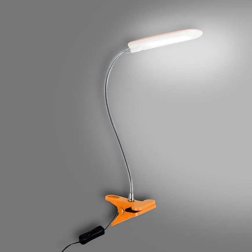 Stolní lampa 02865 Dori Led Orange Klips