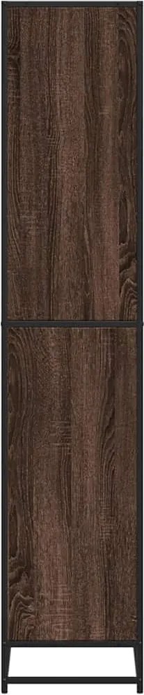 Knihovna hnědý dub 60 x 35 x 170,5 cm kompozitní dřevo 3300854