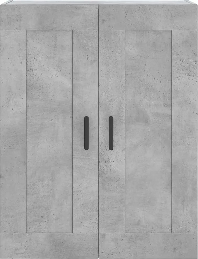 Skříň highboard betonově šedá 69,5x34x180 cm kompozitní dřevo 3199885